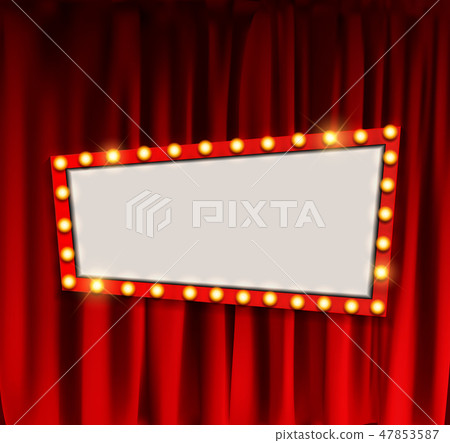 Realistic retro cinema announcement board - Stock Illustration ...