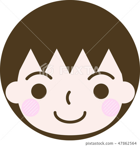 Facial expression face circle icon vector color - Stock Illustration ...