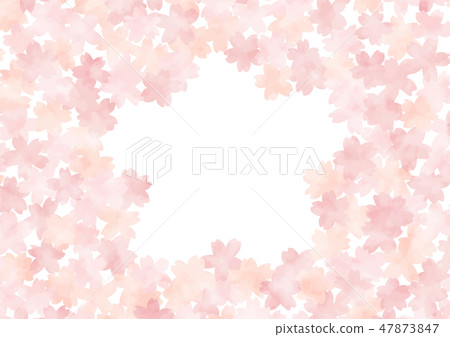 Cherry tree frame 7 - Stock Illustration [47873847] - PIXTA