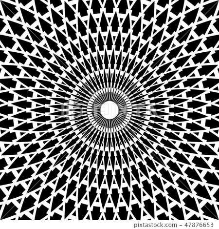 Geometric rotation pattern. Abstract design. - Stock Illustration ...