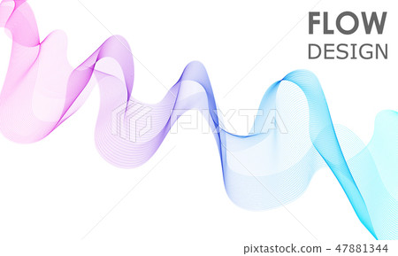 Flow shapes design. Liquid wave. 3d flow shape. - Stock Illustration ...