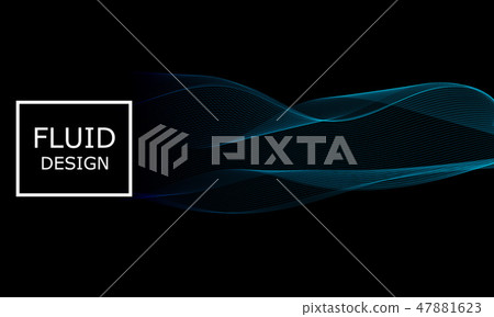 Flow shapes design. Liquid wave. 3d flow shape. - Stock Illustration ...