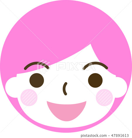 Facial expression face circle icon vector color... - Stock Illustration ...