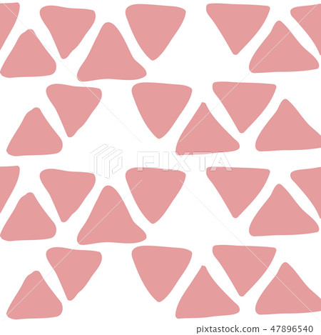 Triangle seamless pattern. Vector illustration. - Stock Illustration ...