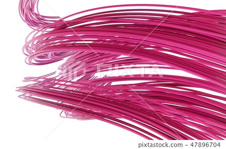 Abstract pink smooth lines on white background - Stock Illustration ...