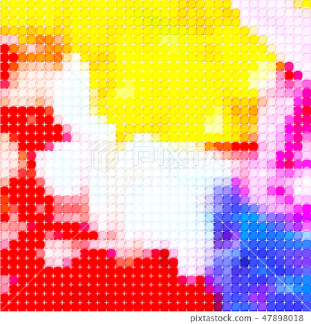 colorful background in pixel art - Stock Illustration [47898018] - PIXTA