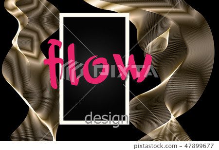 Fluid texture. Flow shapes design. Liquid wave. - Stock Illustration ...