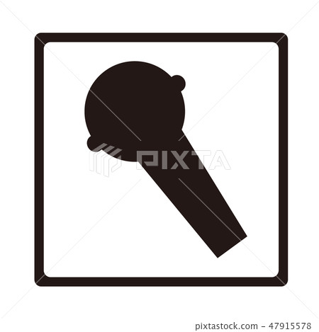 Microphone pictogram - Stock Illustration [47915578] - PIXTA