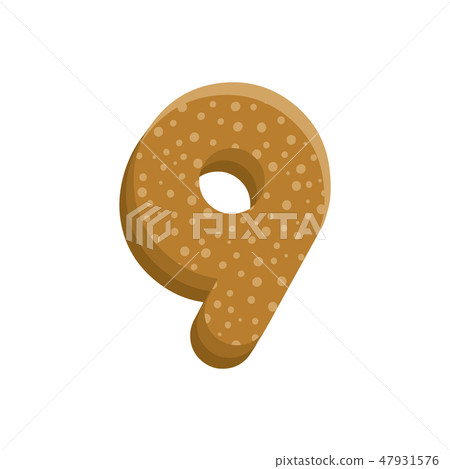 Cookie · biscuit illustration (number / 9) - Stock Illustration ...