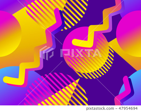 Geometric seamless pattern with gradient shapes - Stock Illustration ...