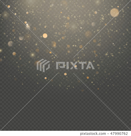 Overlay effect glitter gold light shine effect... - Stock Illustration ...