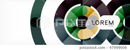Line design circles abstract background - Stock Illustration [47999006 ...