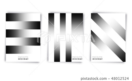 Gradient black and white lines background... - Stock Illustration ...