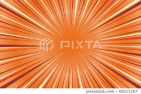 Bright orange exploding retro comic background - Stock Illustration ...