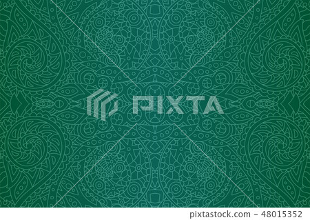 Art with linear pattern on beautiful background - Stock Illustration ...