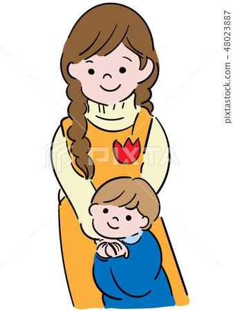 Childminder - Stock Illustration [48023887] - PIXTA