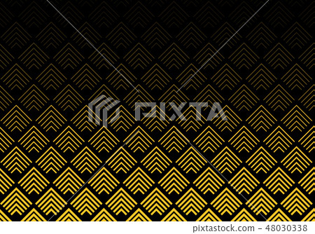 Abstract gold color chevron lines pattern - Stock Illustration ...