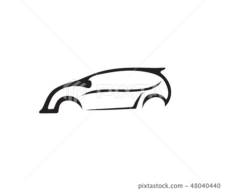 Car line symbol and logo vector - Stock Illustration [48040440] - PIXTA