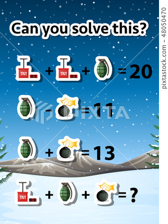 Can you solve this - Stock Illustration [48050470] - PIXTA