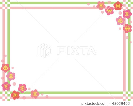 Plum Frame - Stock Illustration [48059403] - PIXTA