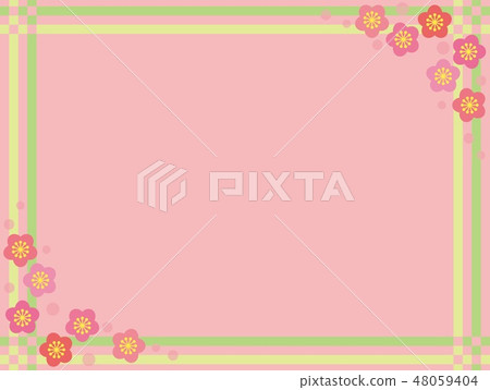 Plum Frame - Stock Illustration [48059404] - PIXTA