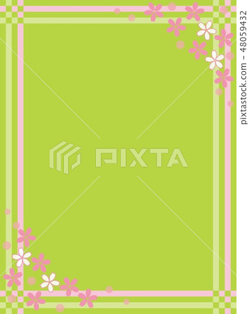 Cherry tree frame - Stock Illustration [48059432] - PIXTA