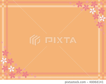 Cherry tree frame - Stock Illustration [48068141] - PIXTA