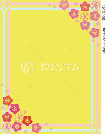 Plum Frame - Stock Illustration [48068145] - PIXTA