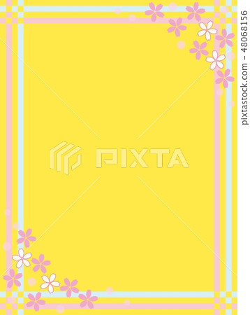 Cherry tree frame - Stock Illustration [48068156] - PIXTA