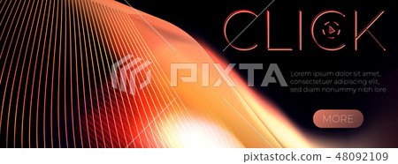 Glowing abstract vector background - Stock Illustration [48092109] - PIXTA