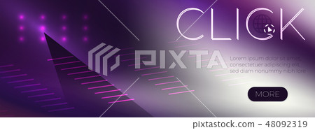 Glowing abstract vector background - Stock Illustration [48092319] - PIXTA