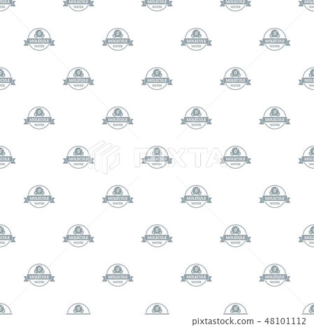 Molecule water pattern vector seamless - Stock Illustration [48101112 ...