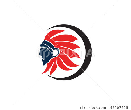 Indian Chief Mascot - Stock Illustration [48107506] - PIXTA