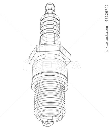 Vector spark plug concept - Stock Illustration [48126742] - PIXTA