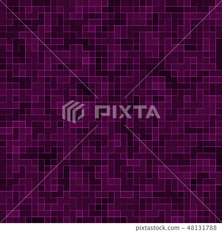 Bright purple square mosaic for textural... - Stock Illustration ...