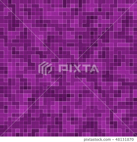 Bright purple square mosaic for textural... - Stock Illustration ...