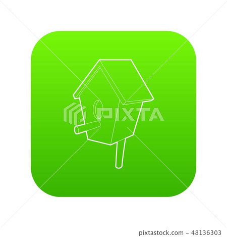 Nesting box icon green vector - Stock Illustration [48136303] - PIXTA
