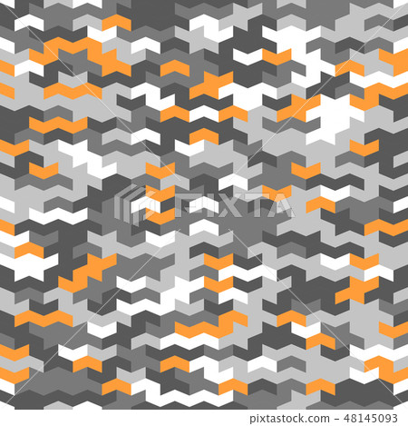 Geometric Seamless Vector Pattern - Stock Illustration [48145093] - PIXTA