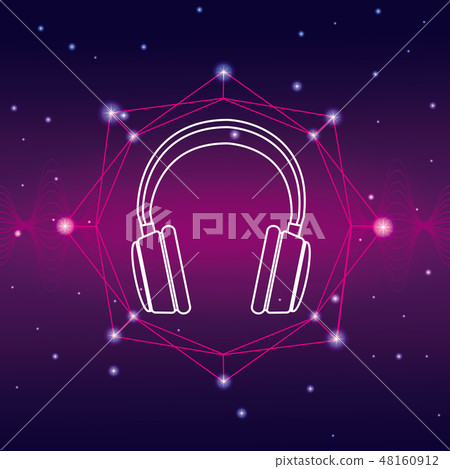 Music and technology concept - Stock Illustration [48160912] - PIXTA