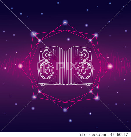 Music and technology concept - Stock Illustration [48160917] - PIXTA