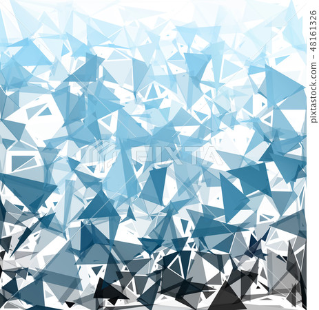 Blue Polygonal Mosaic Background - Stock Illustration [48161326] - PIXTA