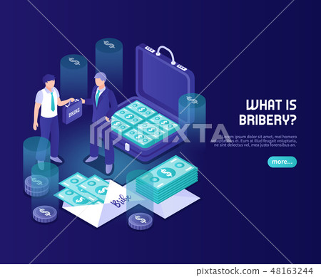 Bribery Color Background - Stock Illustration [48163244] - PIXTA