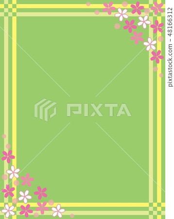 Cherry tree frame - Stock Illustration [48166312] - PIXTA