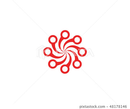 Vortex logo and symbol vector-插圖素材 [48178146] - PIXTA圖庫