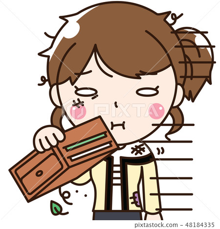 Women company employee OL - impatient troubles... - Stock Illustration ...