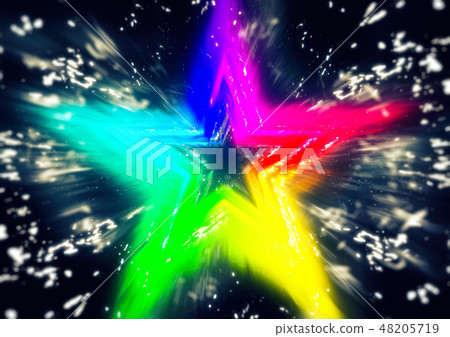 Colorful stars - Stock Illustration [48205719] - PIXTA