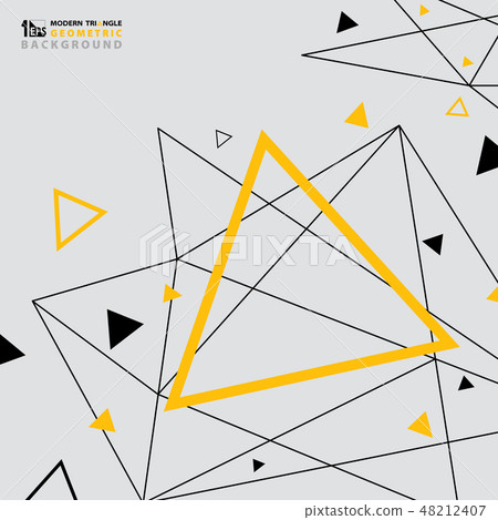 Abstract modern triangle pattern design background - Stock Illustration ...