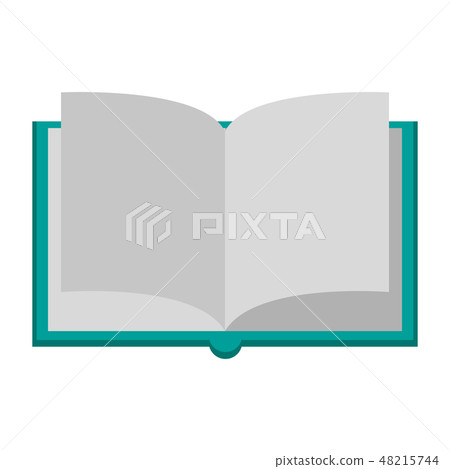 Book open cartoon isolated - Stock Illustration [48215744] - PIXTA