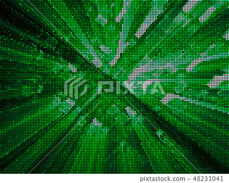 Green perspective background with rays burst... - Stock Illustration ...