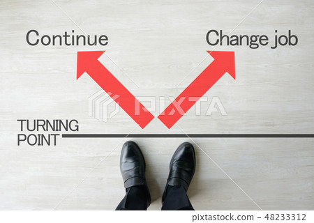 Business concept - whether to maintain current... - Stock Photo ...